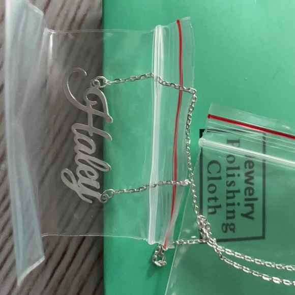 Accessories | Girl Silver Necklace With Name Haley | Poshmark
